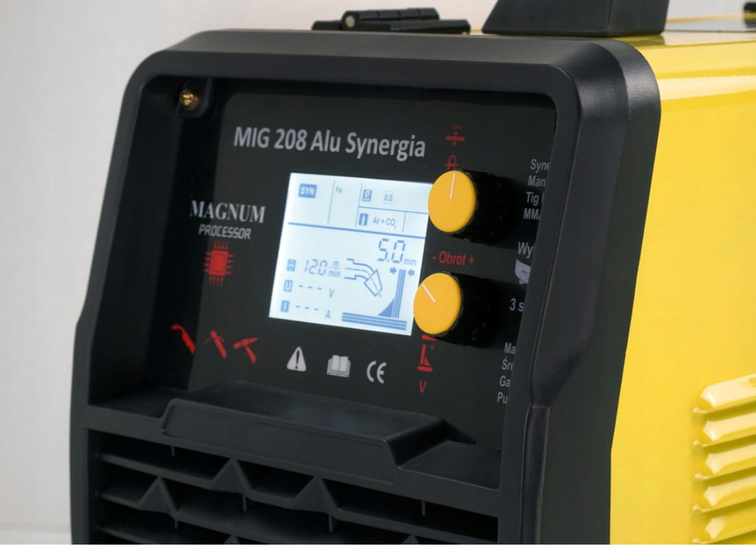 Spawarka Magnum MIG 208 ALU Synergia Zestaw 3 - Handlowiec RS